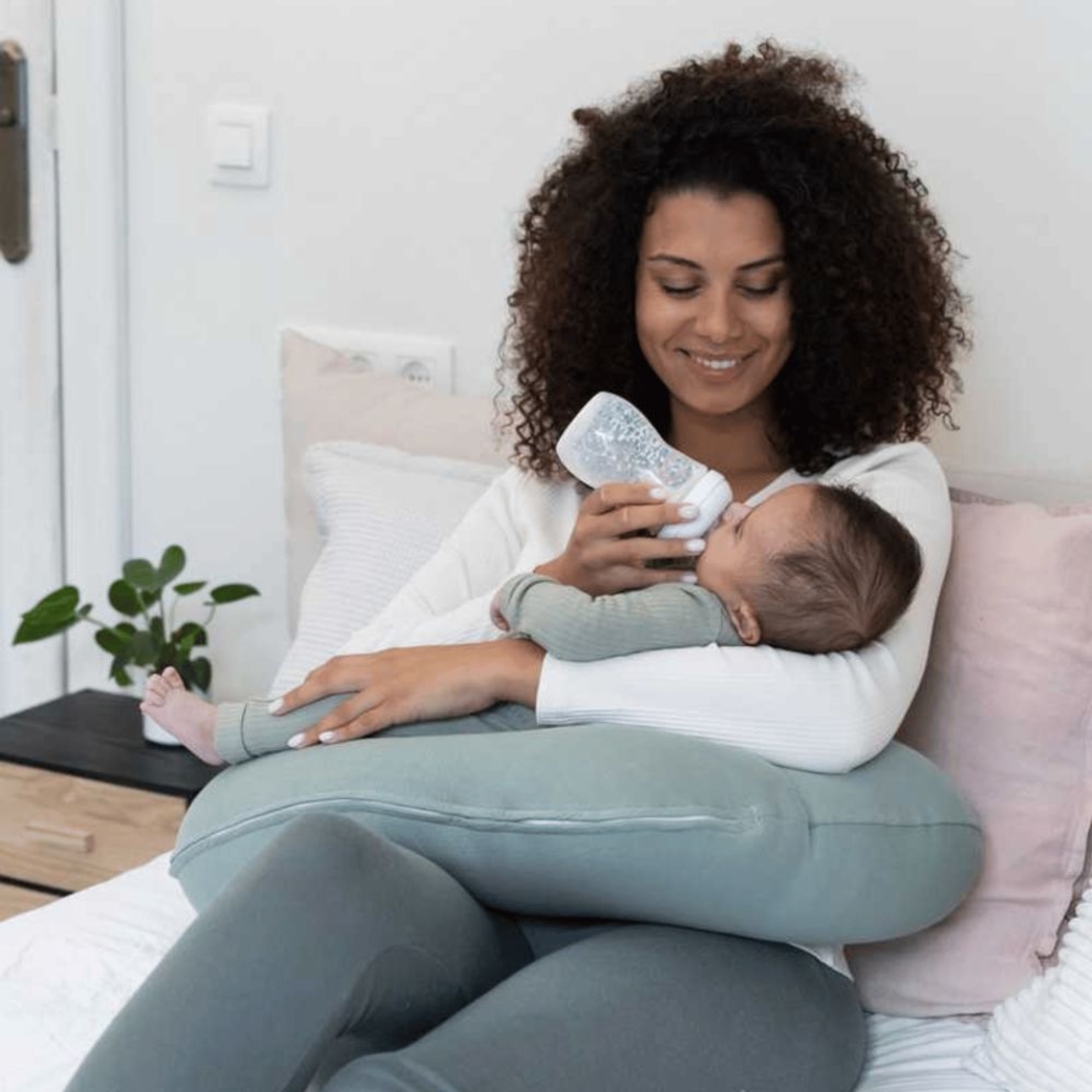 Almofada de Amamentação Doomoo Softy Tetra Jersey Green | Espaço Mamãs ...